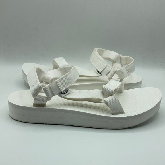 Teva | Shoes | Teva Universal Bright White Midform Sandals | Poshmark